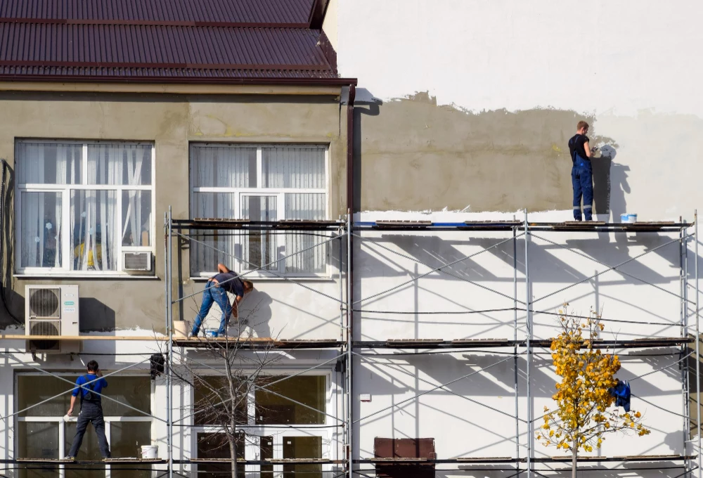 Professional External House Spray Painting and Cladding Spraying in ...